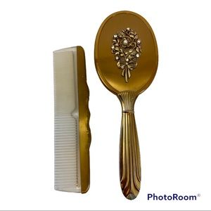 Accessories | Victorian 3pc Faux Pearls Rhinestones Vanity Set | Poshmark